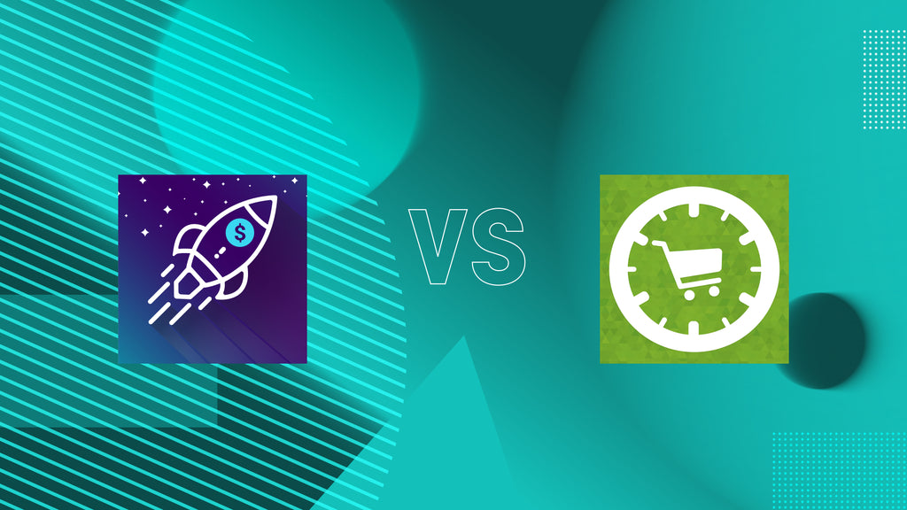Applications de compte à rebours pour Shopify: SALES ROCKET vs Date li