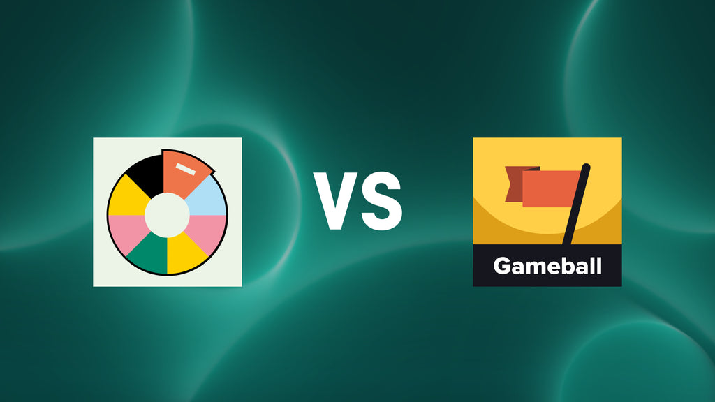 Shopify Pop-ups Apps: WooHoo ‑ Dreh das Rad Popup vs Gameball: Loyalty