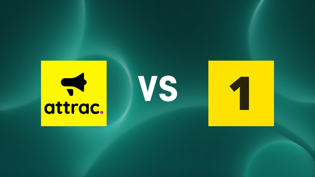 Shopify Email Capture Apps: Attrac: Bars, Banners, Pop-ups vs 1Click P