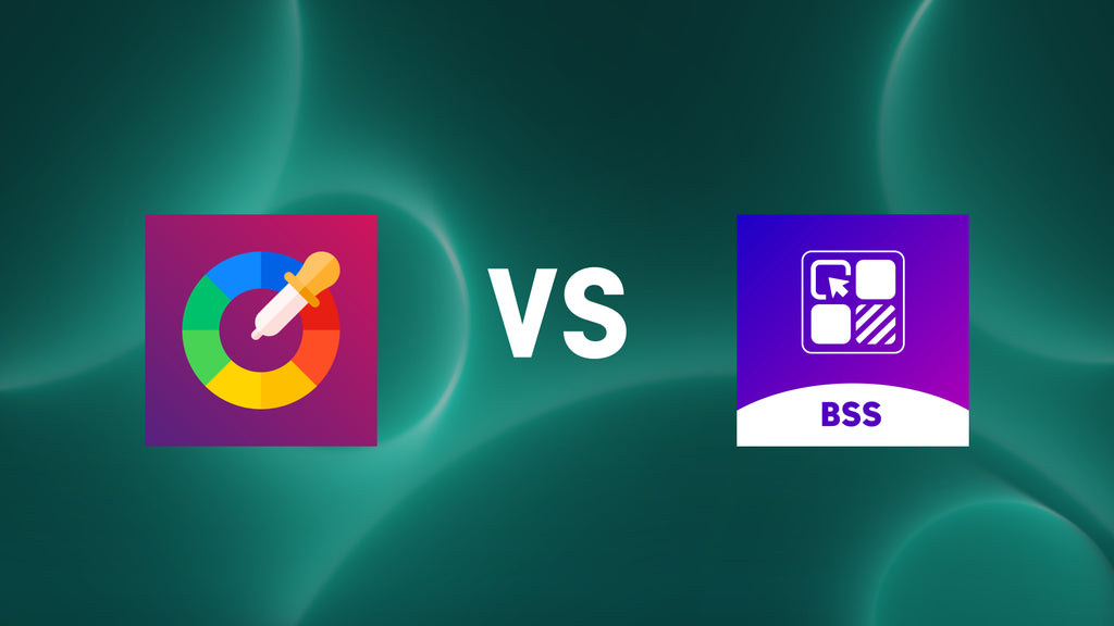 Shopify Color Swatches Apps: GLO Color Swatch, Variant Image vs BSS: P