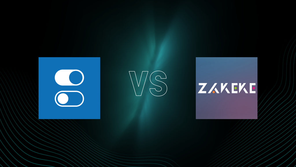 Shopify Productopties Apps: Oneindige opties vs Zakeke ‑ Customizer 2D