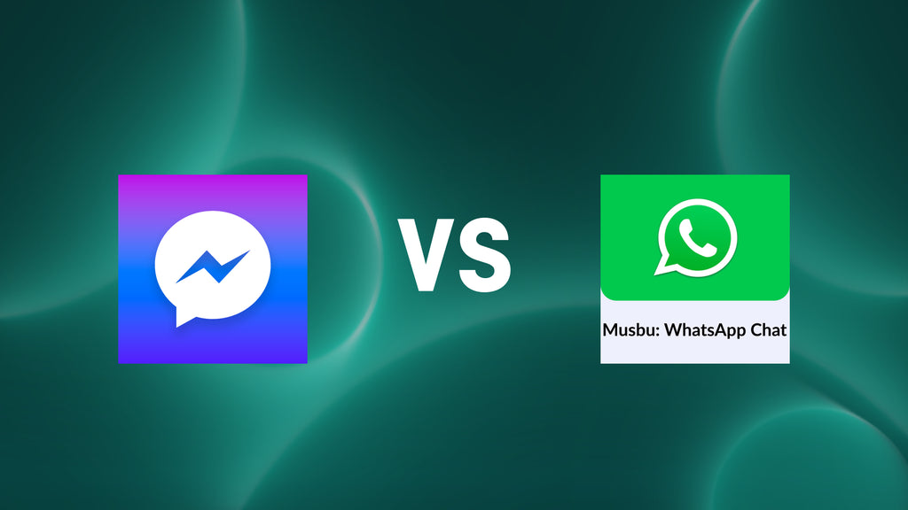 App per la chat di Shopify: Omega Facebook Messenger Chat vs Musbu - P