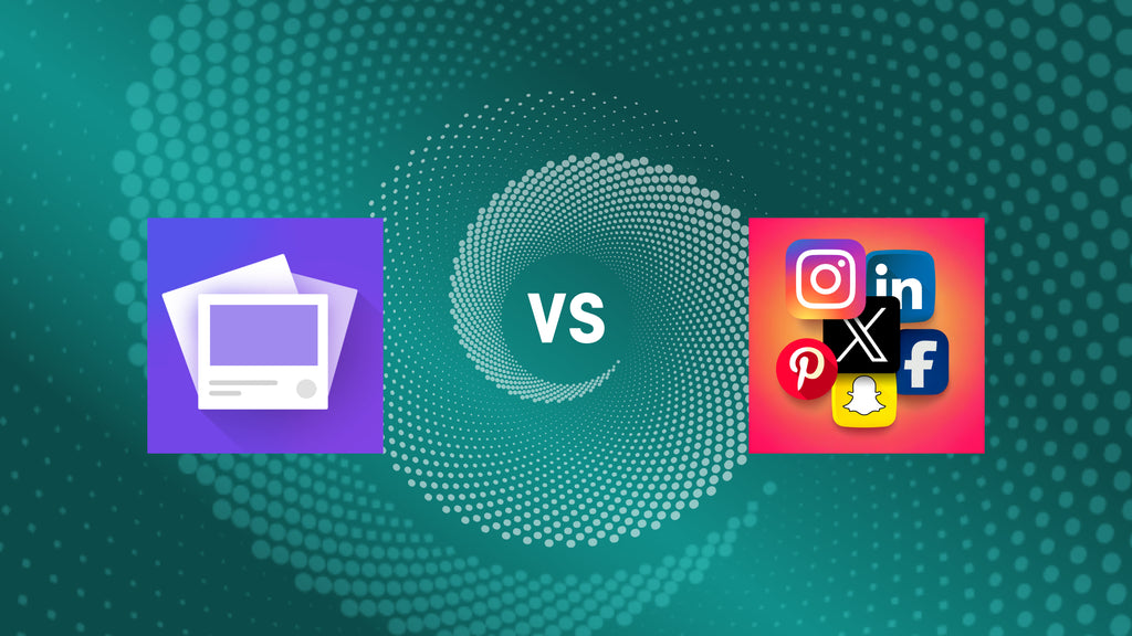 Shopify Social Media-apps: Post Studio - Social Auto Post vs. Social B