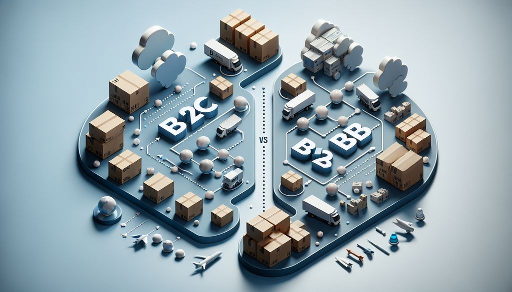 B2C vs B2B: การนำทางความแตกต่างในกระบวนการจัดส่ง