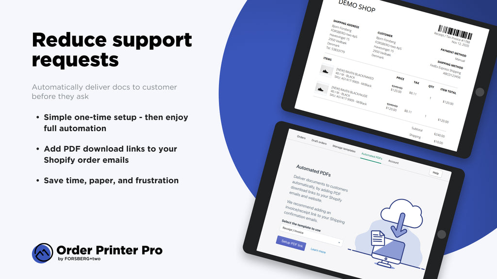 Shopify - Order Printer Pro: Invoice App