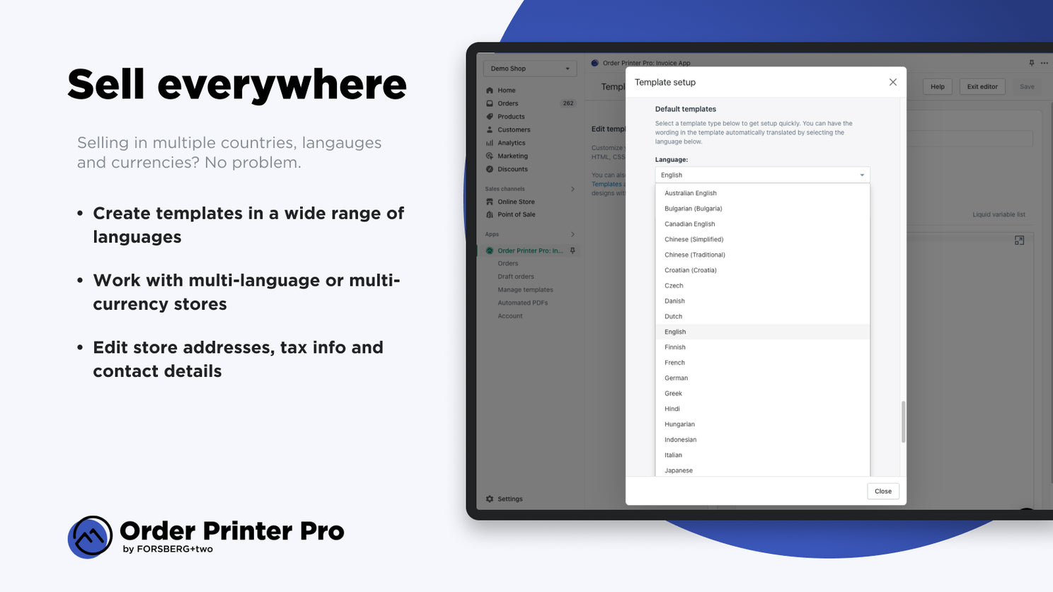 Shopify - Order Printer Pro: Invoice App