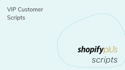 Shopify Scripts | VIP Customer Shopify Scripts Package | Script Editor