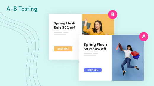Test Ad Captions | Shopify A/B Testing | A/B Testing Pattern