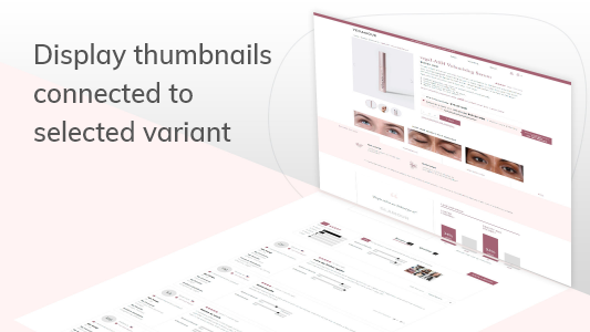 Display Thumbnail Connected To Selected Variant In your Shopify store